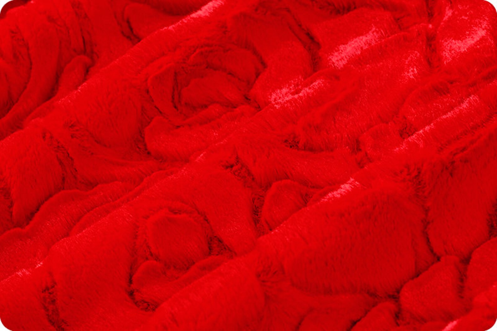 DEMI ROSE SCARLET Luxe Minky Redt Shannon Luxe Cuddle Minky - Etsy