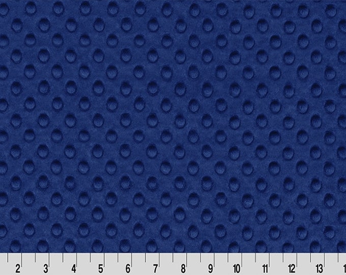 ROYAL DIMPLE MINKY Blue Shannon Cuddle Dimple Royal Blue Minky Minky ...