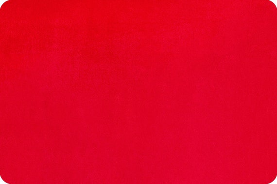 RED CUDDLE 3 MINKY Red Shannon Cuddle3 Red Minky Red Minky | Etsy