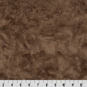Cocoa Marble Luxe Minky Fabric Brown Shannon Luxe Cuddle - Etsy