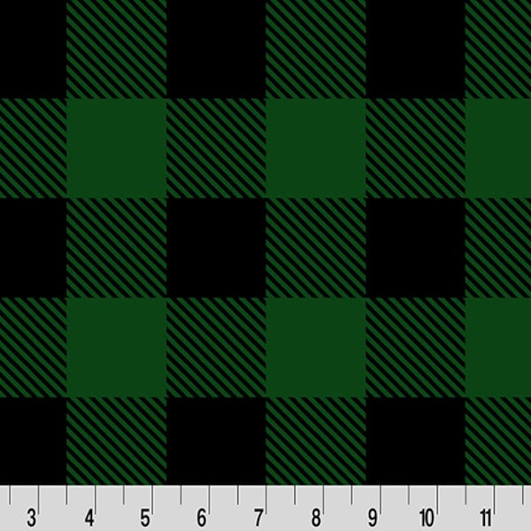 Green Buffalo Check - Etsy