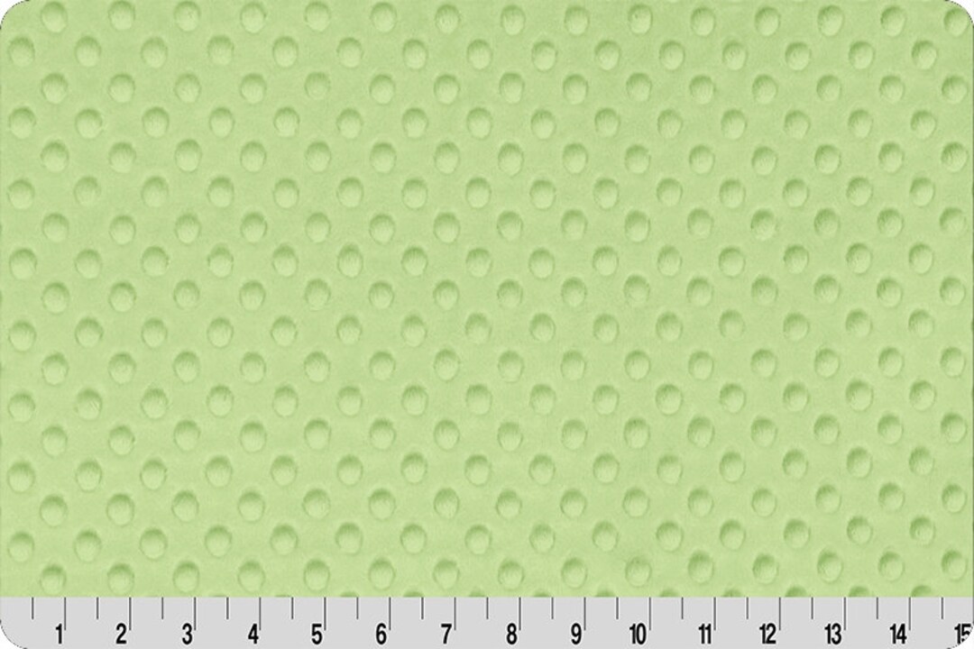 SAGE DIMPLE MINKY Green - Sage Green Dimple Dot Minky - Green Shannon ...