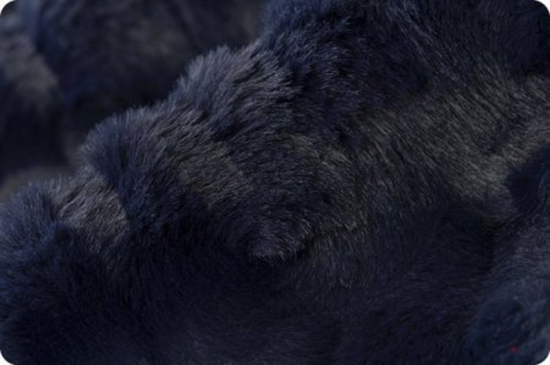 Ink Luna Shannon Luxe Cuddle® Deep Blue Luna Minky Fabric | Etsy