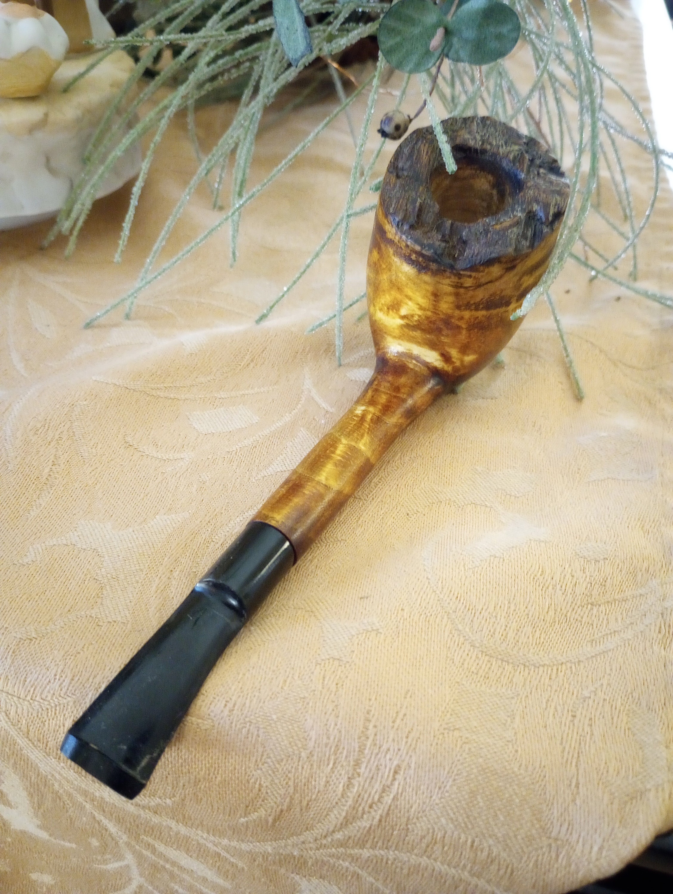 Large live Edge Smoking Pipe Tobacco Pipe - Etsy