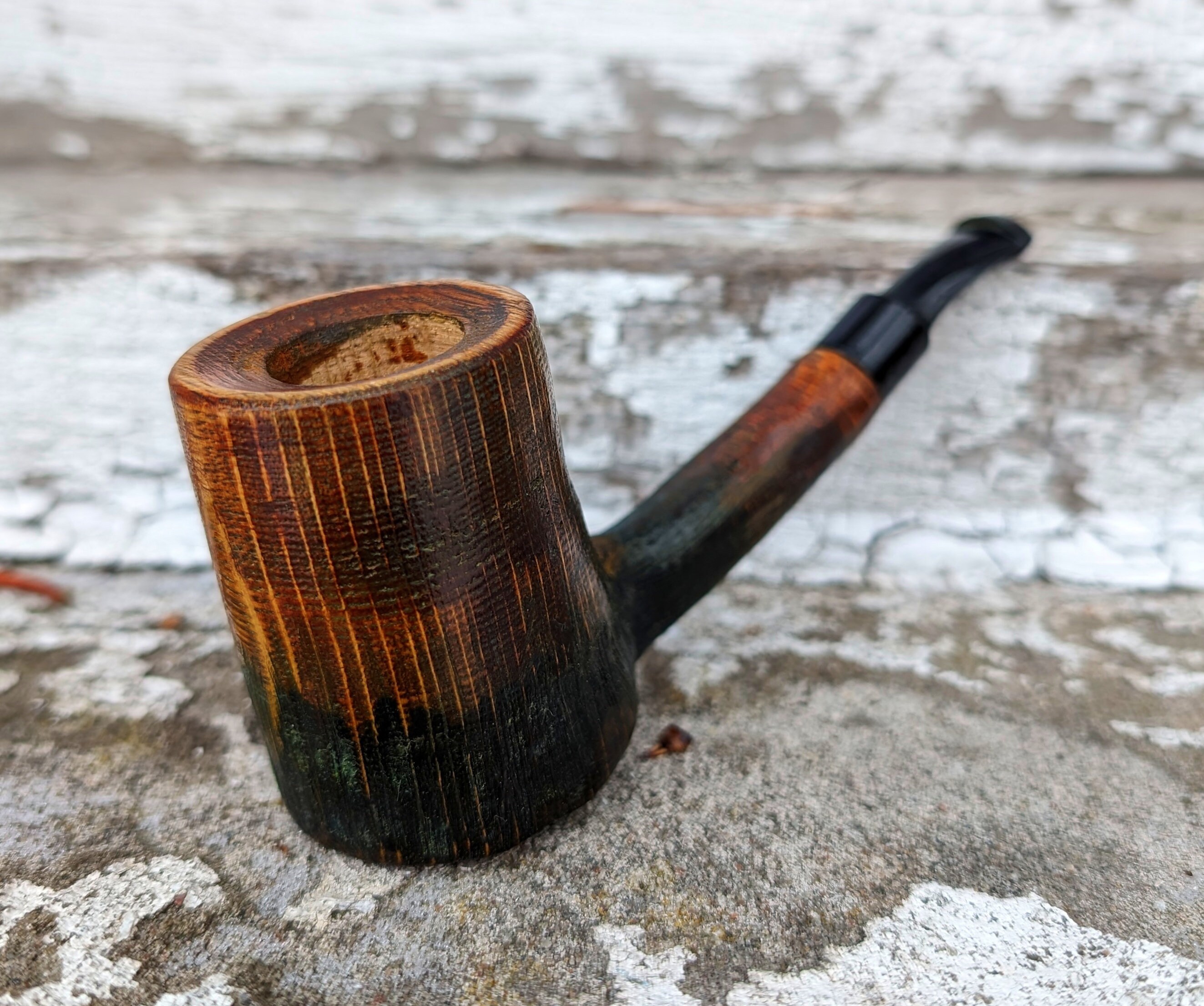 Bent Poker Tobacco Pipe From Oak - Etsy