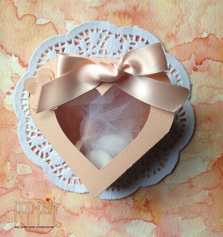 Heart box wedding favors | Etsy