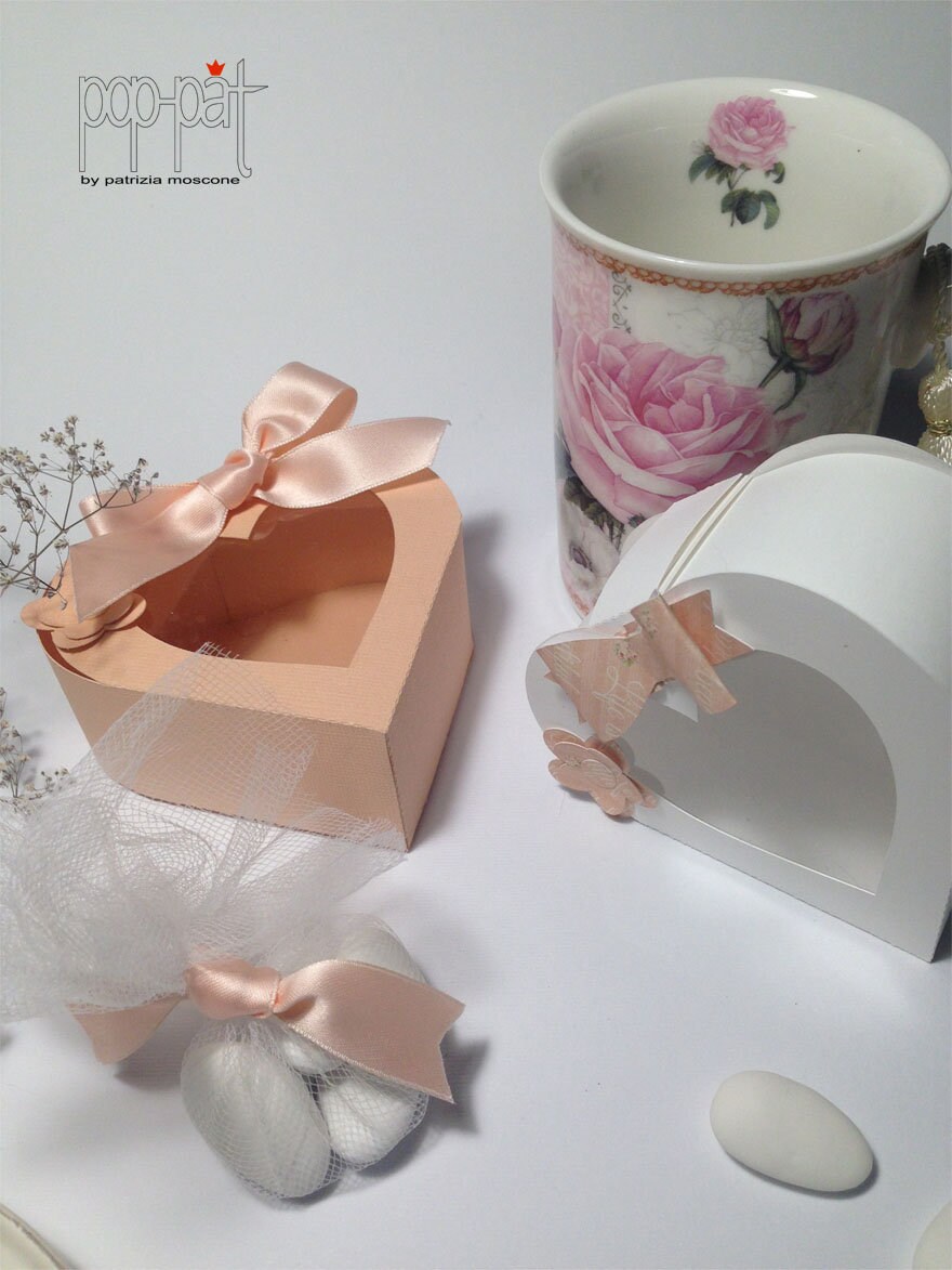 Heart box wedding favors | Etsy