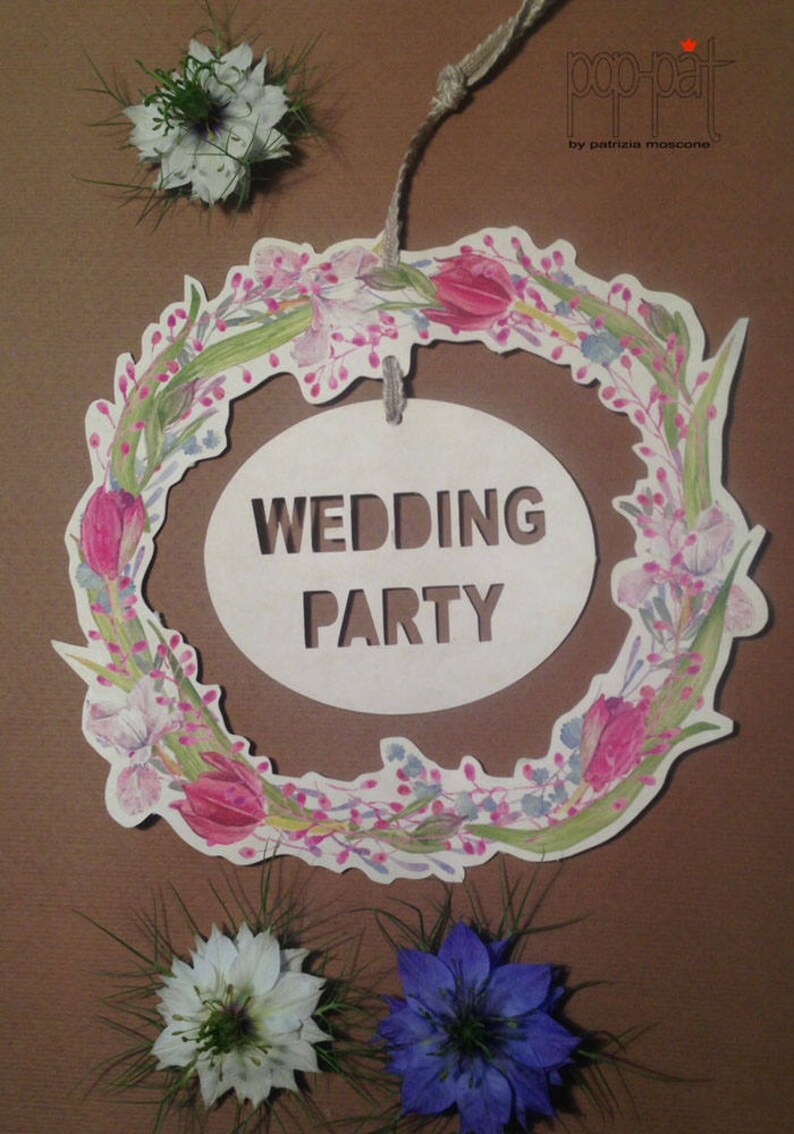 Wreath Wedding Party - Etsy