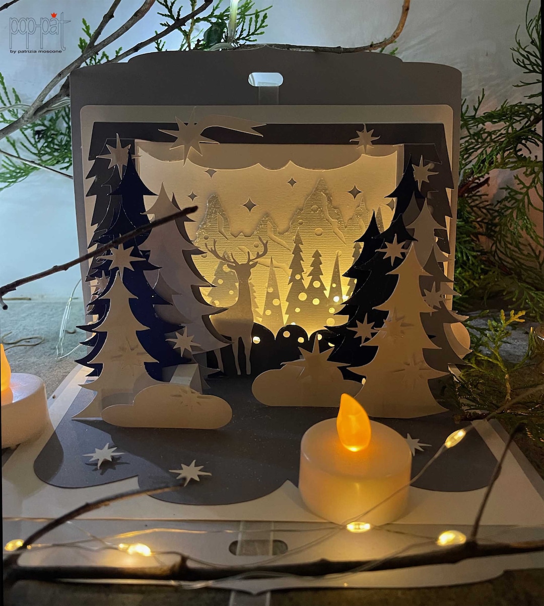 Magical Winter - Christmas - Silhouette File - Cricut File - Etsy