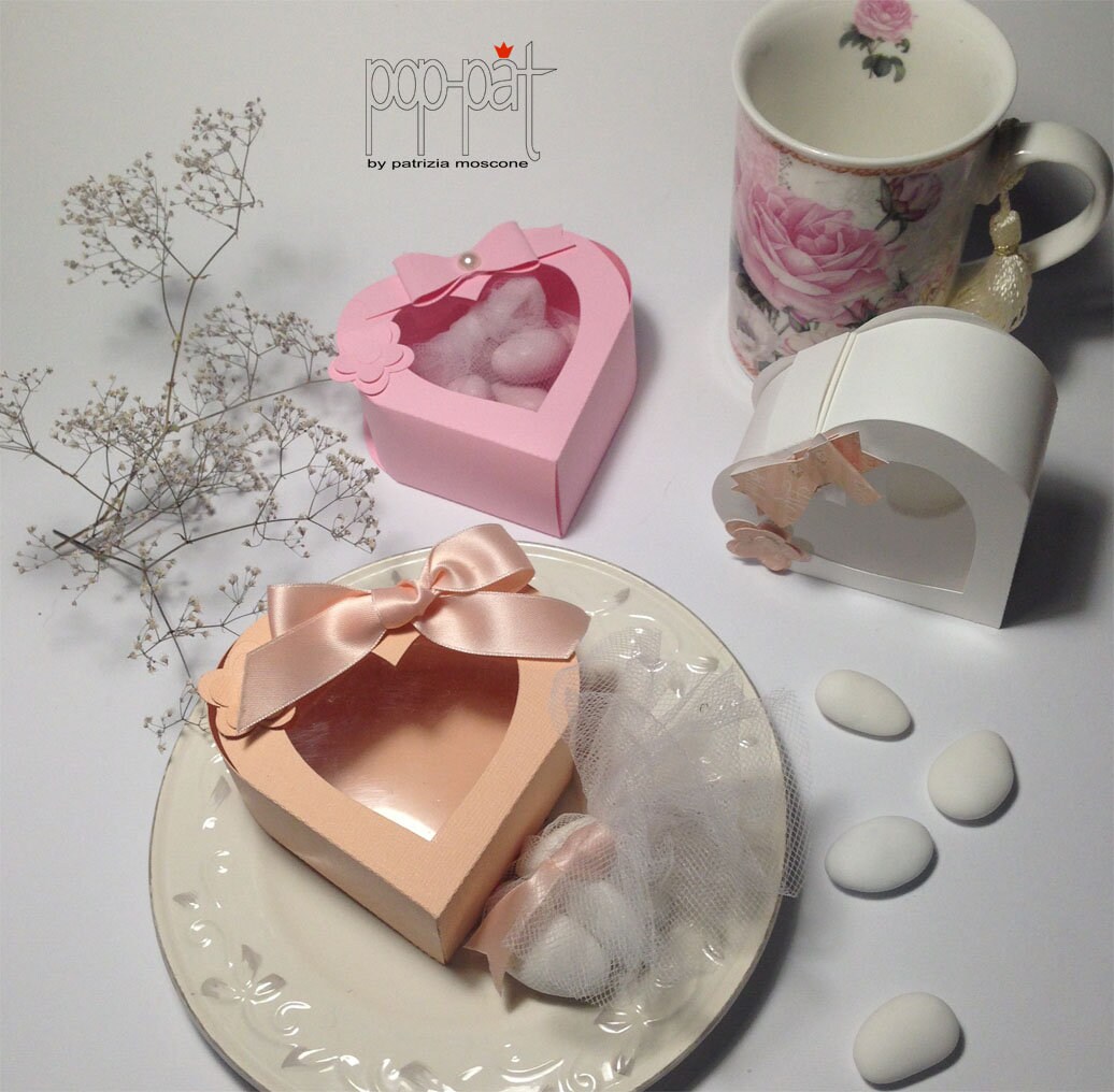 Heart box wedding favors | Etsy