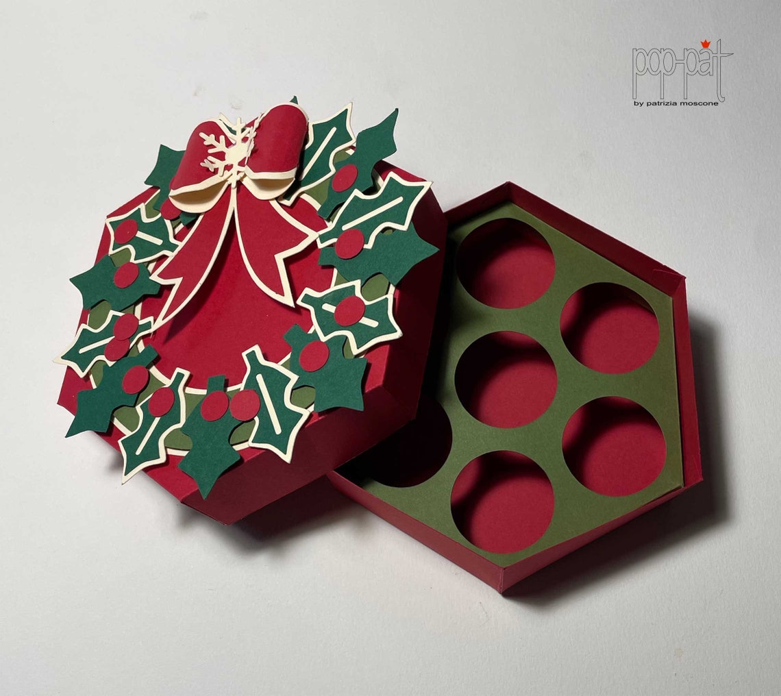 Garland Box Christmas Box 3DSVG - Etsy