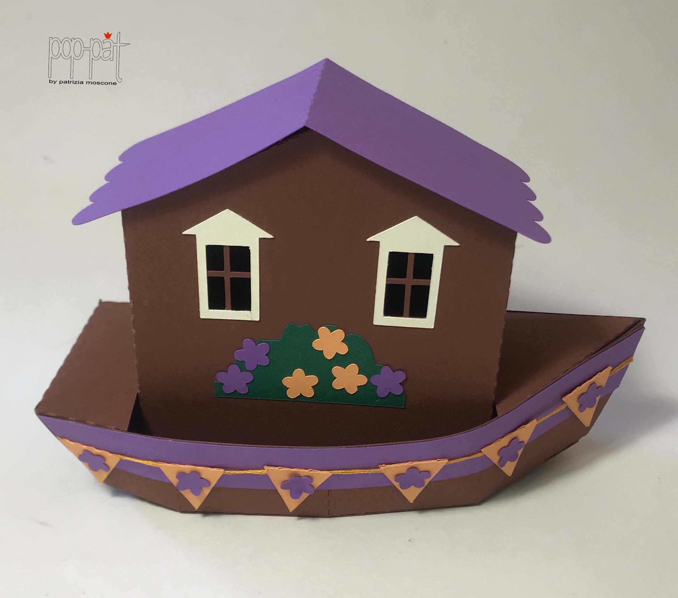 Houseboat 3D SVG Silhouette File Cricut File - Etsy