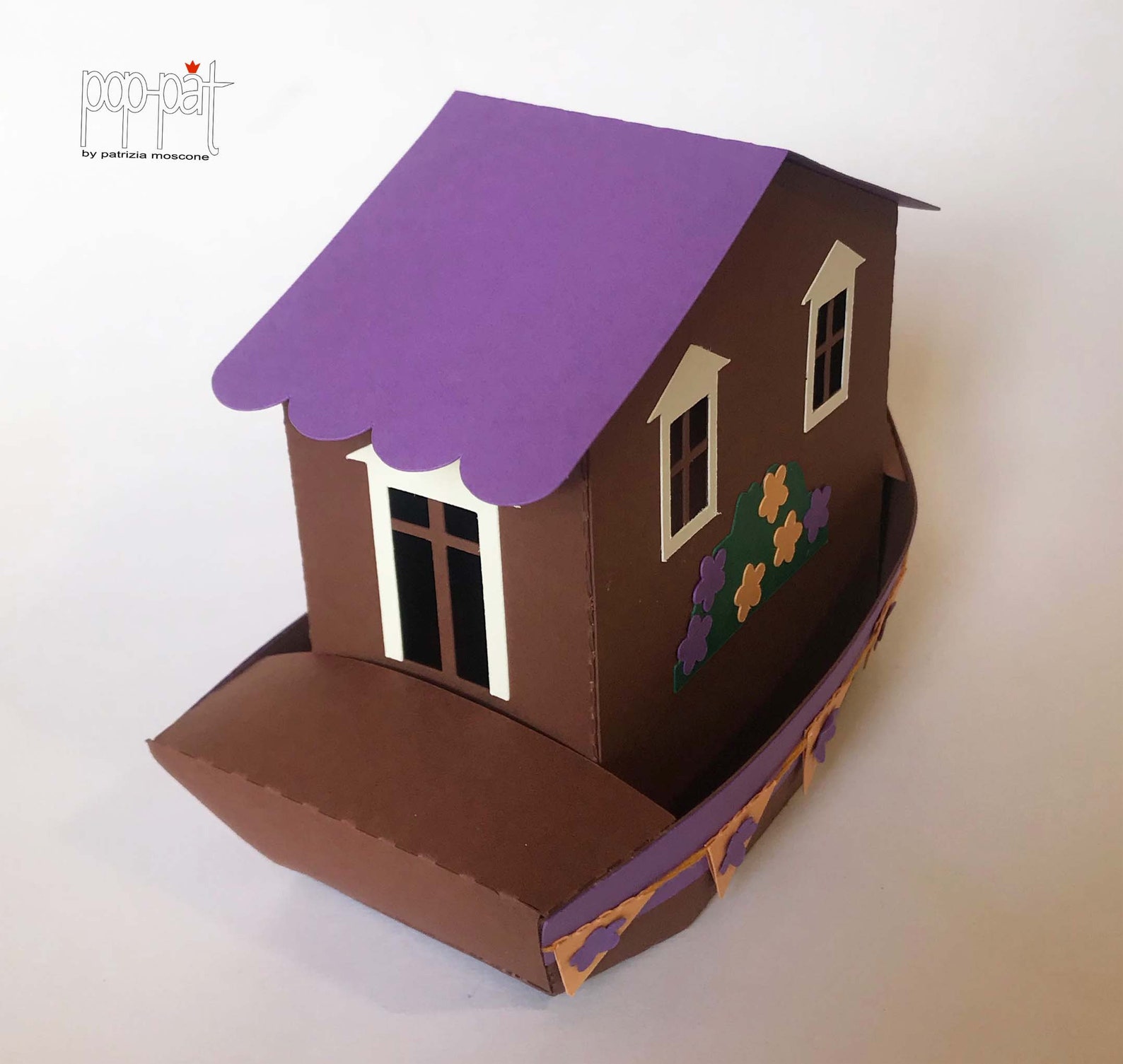 Houseboat 3D SVG Silhouette File Cricut File - Etsy