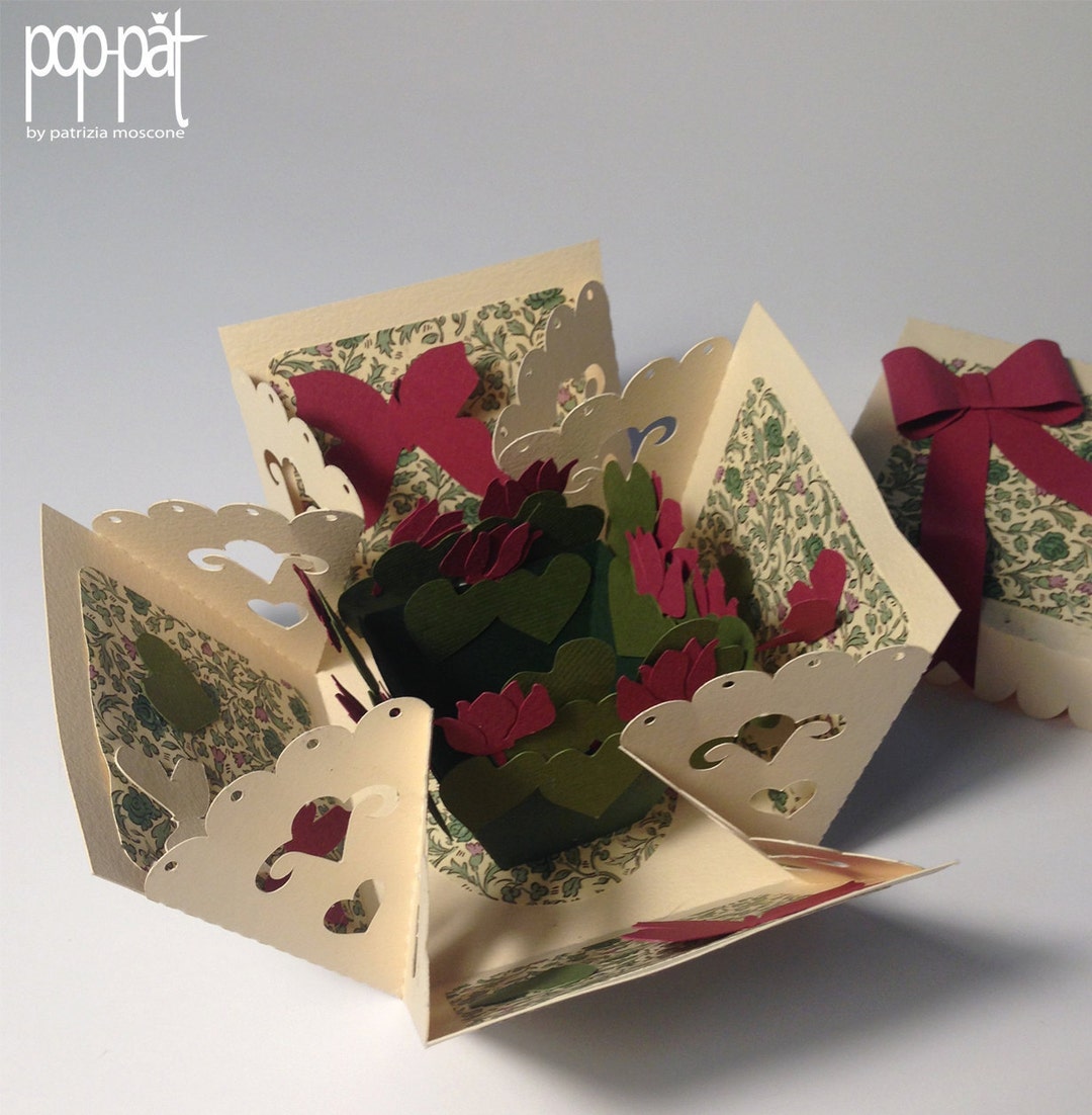Exploding Box Cyclamen Mother's Day - Etsy