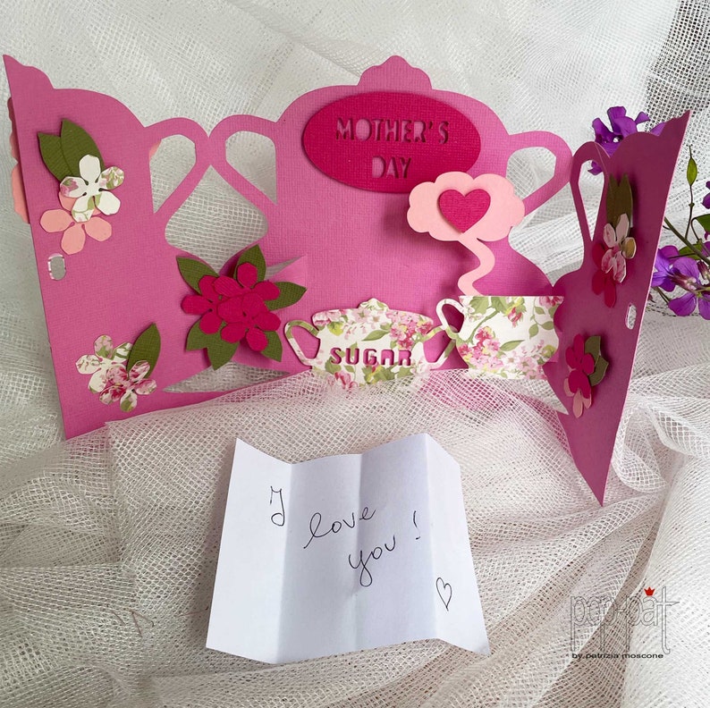 Teapot - Mother's Day - 3D SVG - Silhouette Files - Cricut Files - Etsy