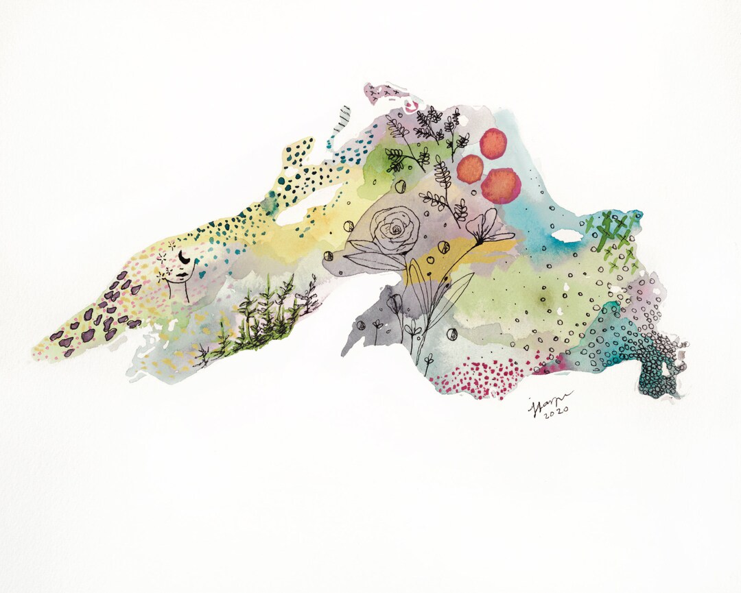 Lake Superior Spring Print - Etsy