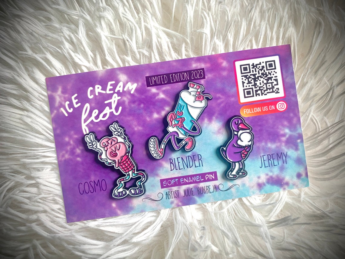 Ice Cream Fest 2023- Pin Set - Etsy