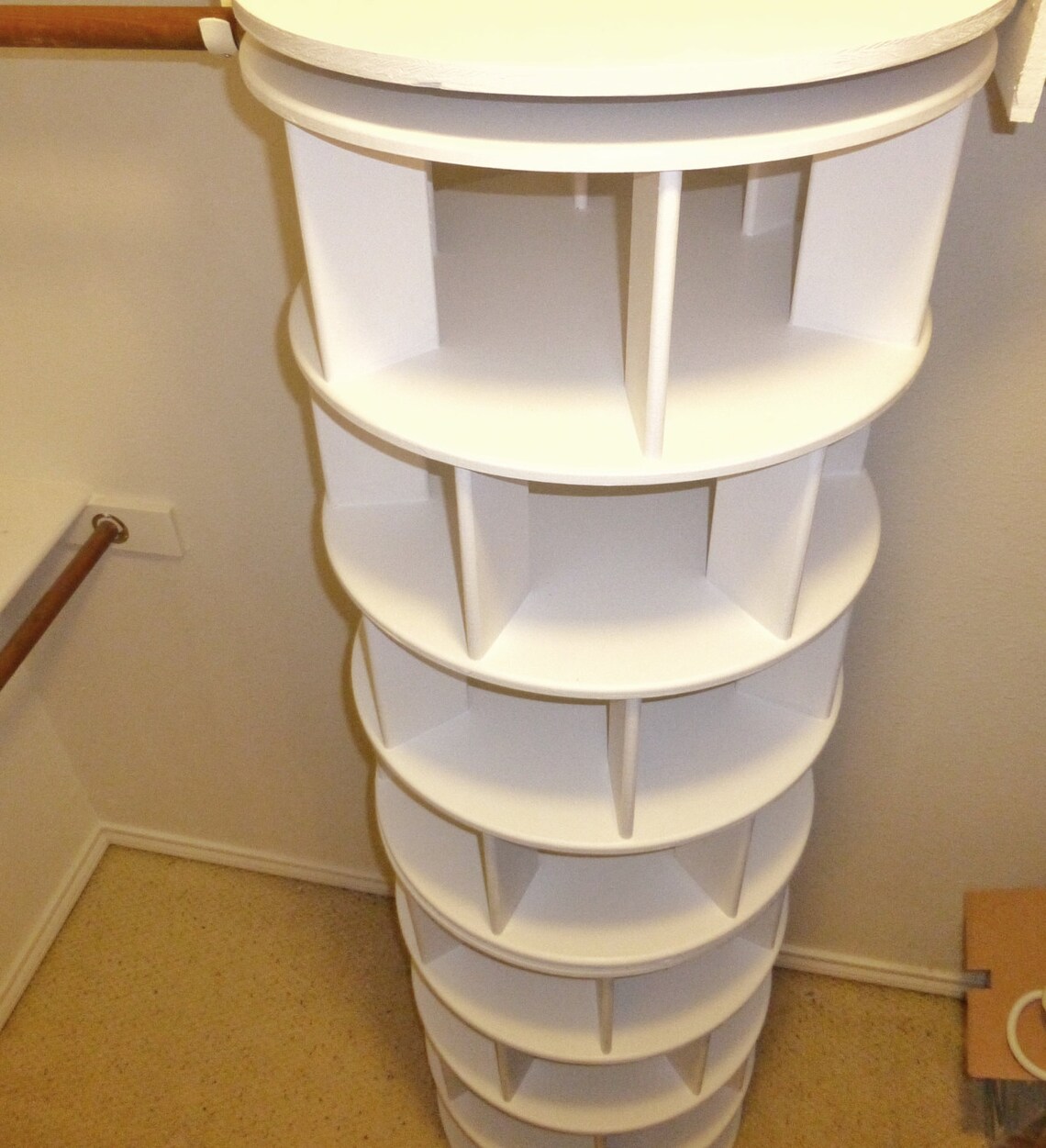 Spinning shoe rack closet mod - Etsy Italia