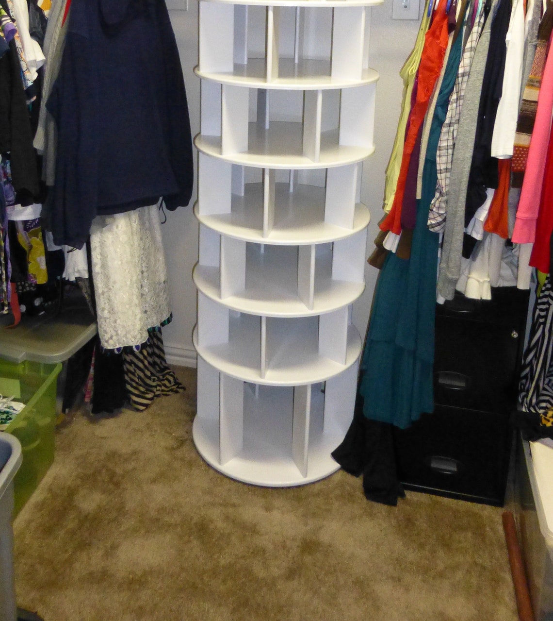 Spinning Shoe Rack 6 Tier | Etsy