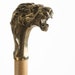 Сane and Walking Stick lion, Brass, Wood. - Etsy