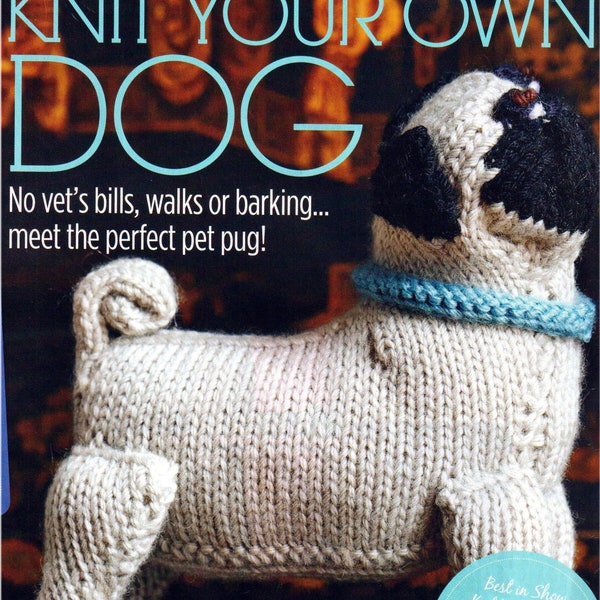 Bulldog Knitting Pattern - Etsy