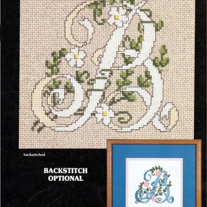 Vintage Elegant Alphabet Monograms Cross Stitch Pattern Instant Digital ...