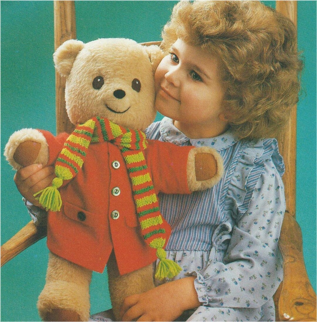 Retro Best Dressed Teddy Bear Sewing Crafting Vintage Pattern Instant ...