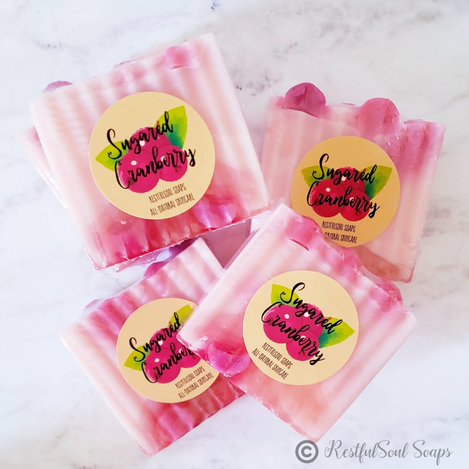 Cranberry Bar Soap Holiday Soap Handmade Soap Bar Soap - Etsy