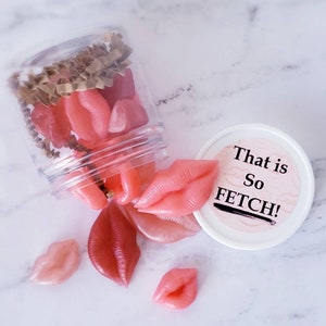 Mean Girls Mini Jar Soap, Mean Girls Movie Quotes, Small Lip Shaped ...