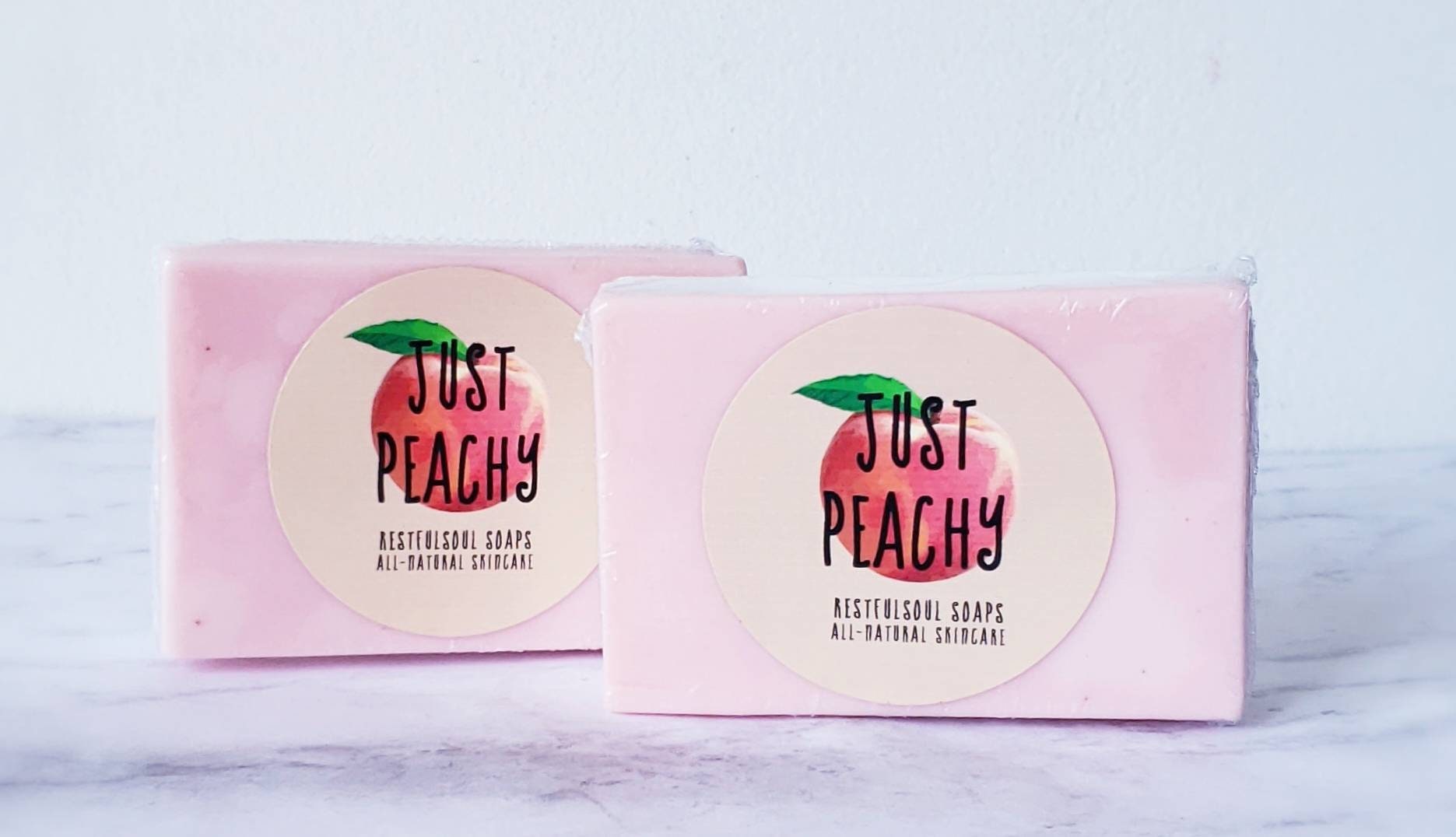 Peach Bar Soap Gift for Her Natural Soap Peach Body Wash - Etsy