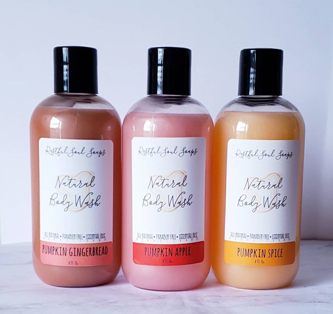 Fall Body Wash, Liquid Body Wash, Creamy Body Wash, Shower Gel, Natural ...