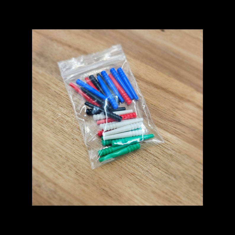 Plastic Marking Pegs. Replacement Colored Cribbage Gameboard Peg Set ...
