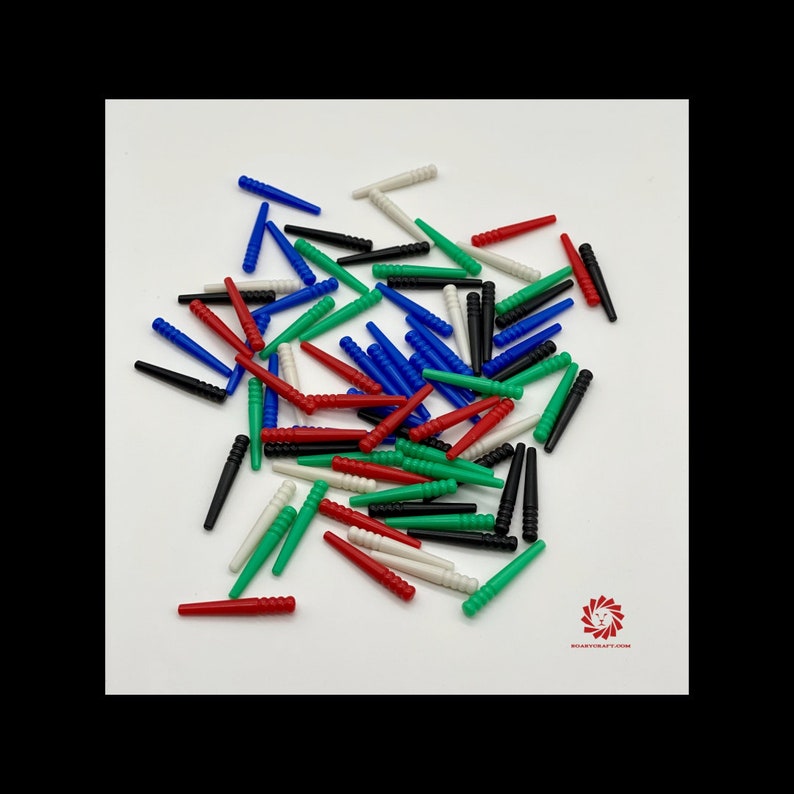 Plastic Marking Pegs. Replacement Colored Cribbage Gameboard Peg Set ...