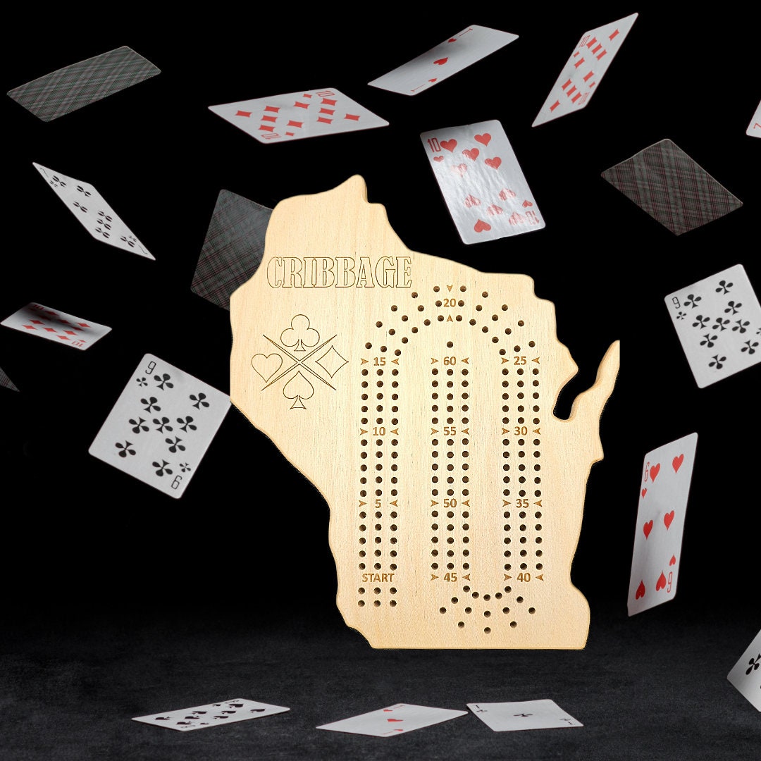 Cribbage Wisconsin Gameboard - Etsy