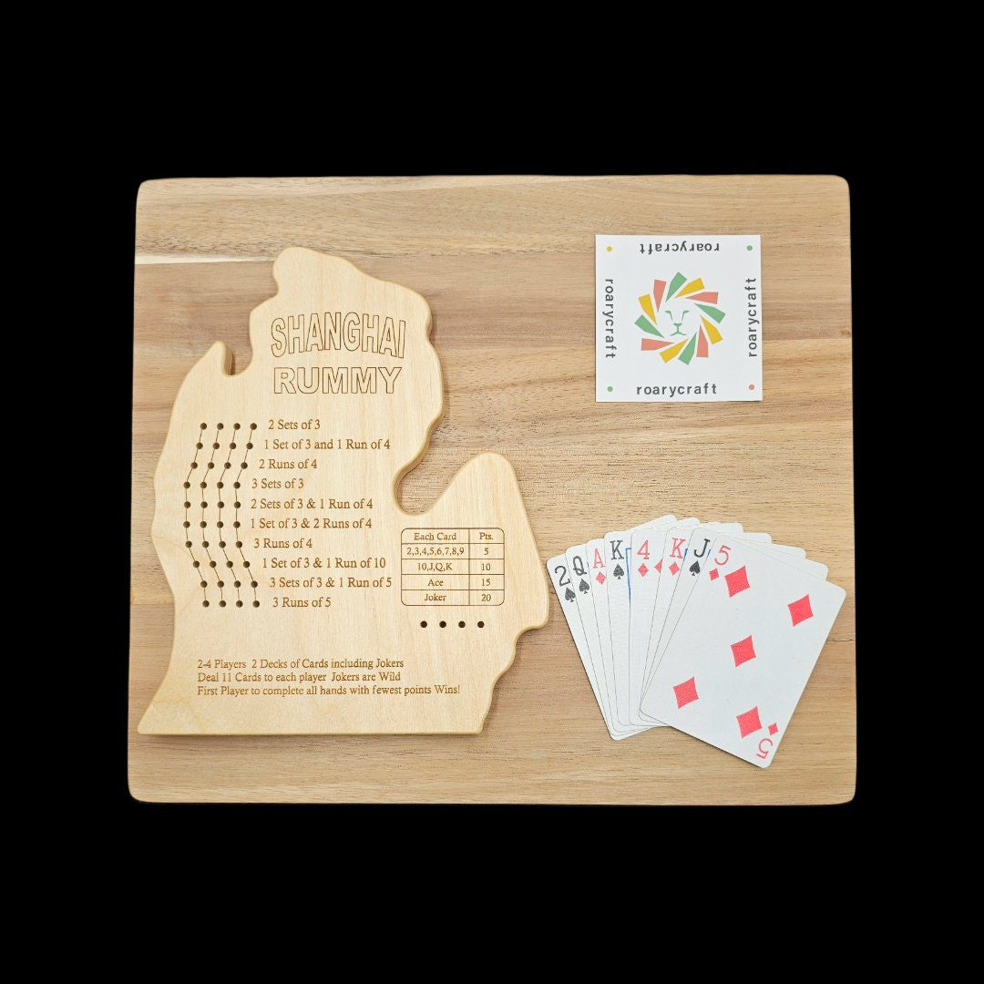 Michigan LP Shanghai Rummy Gameboard - Etsy