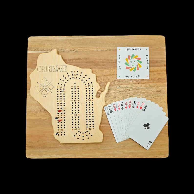 Cribbage Wisconsin Gameboard - Etsy