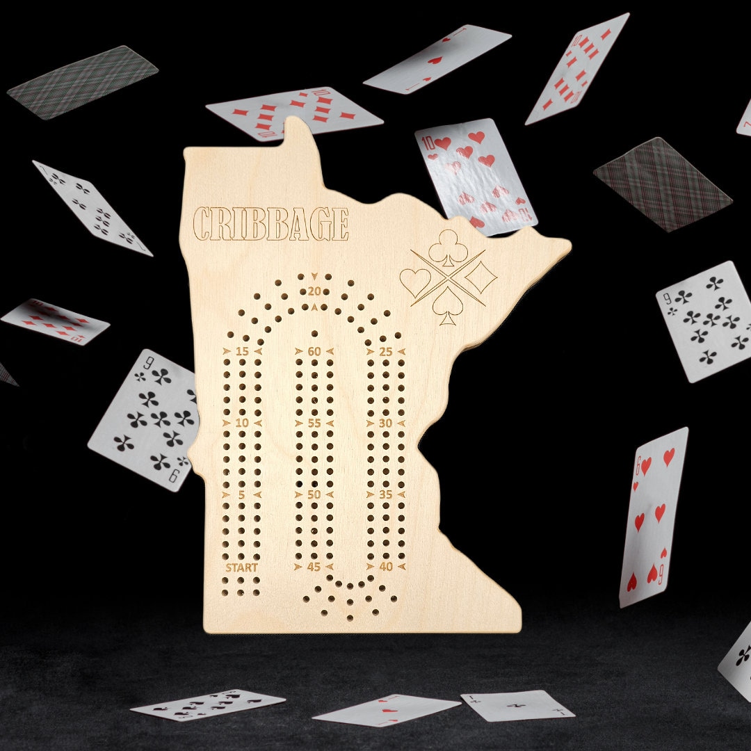 Cribbage Minnesota Gameboard. - Etsy
