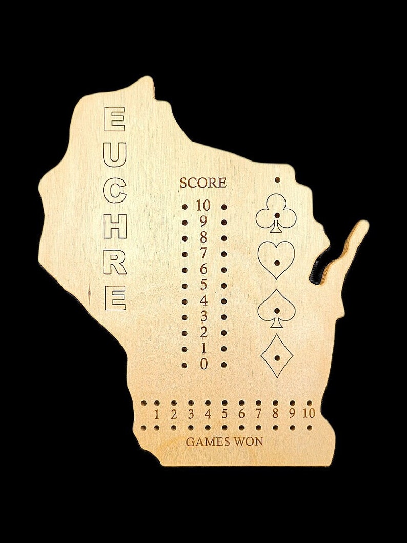 Wisconsin Euchre Gameboard - Etsy
