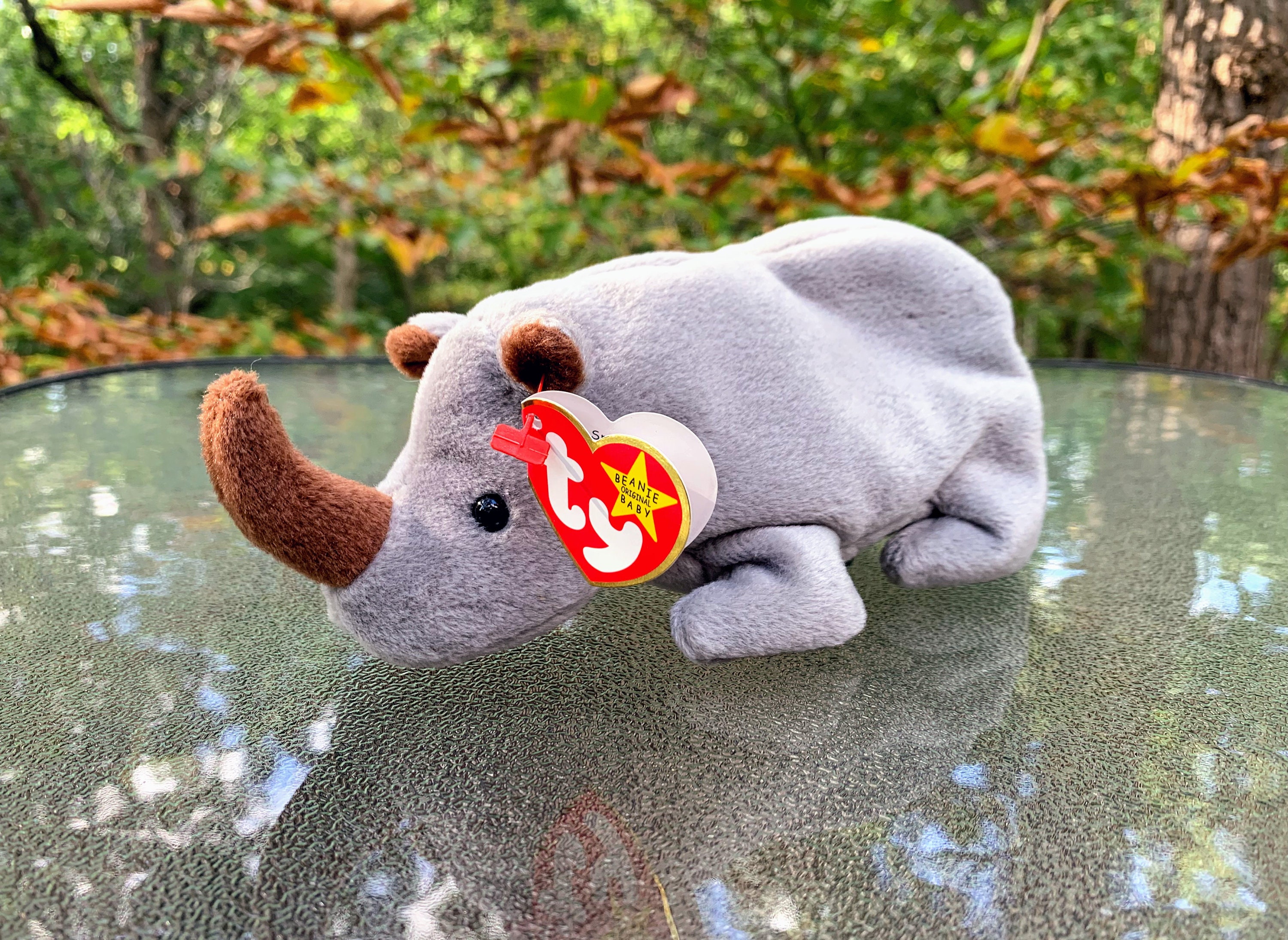 1996 TY Beanie Baby Spike the Rhinoceros | Etsy