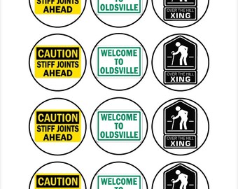 Over the Hill Signs - Etsy