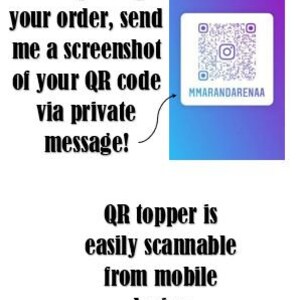 Edible QR Code Cupcake Cookie Toppers - Etsy