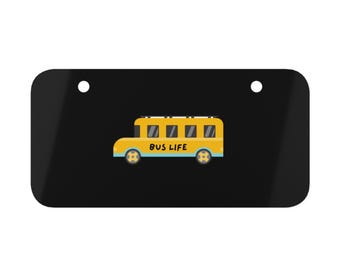 Mini License Plate - Bus Life - Etsy