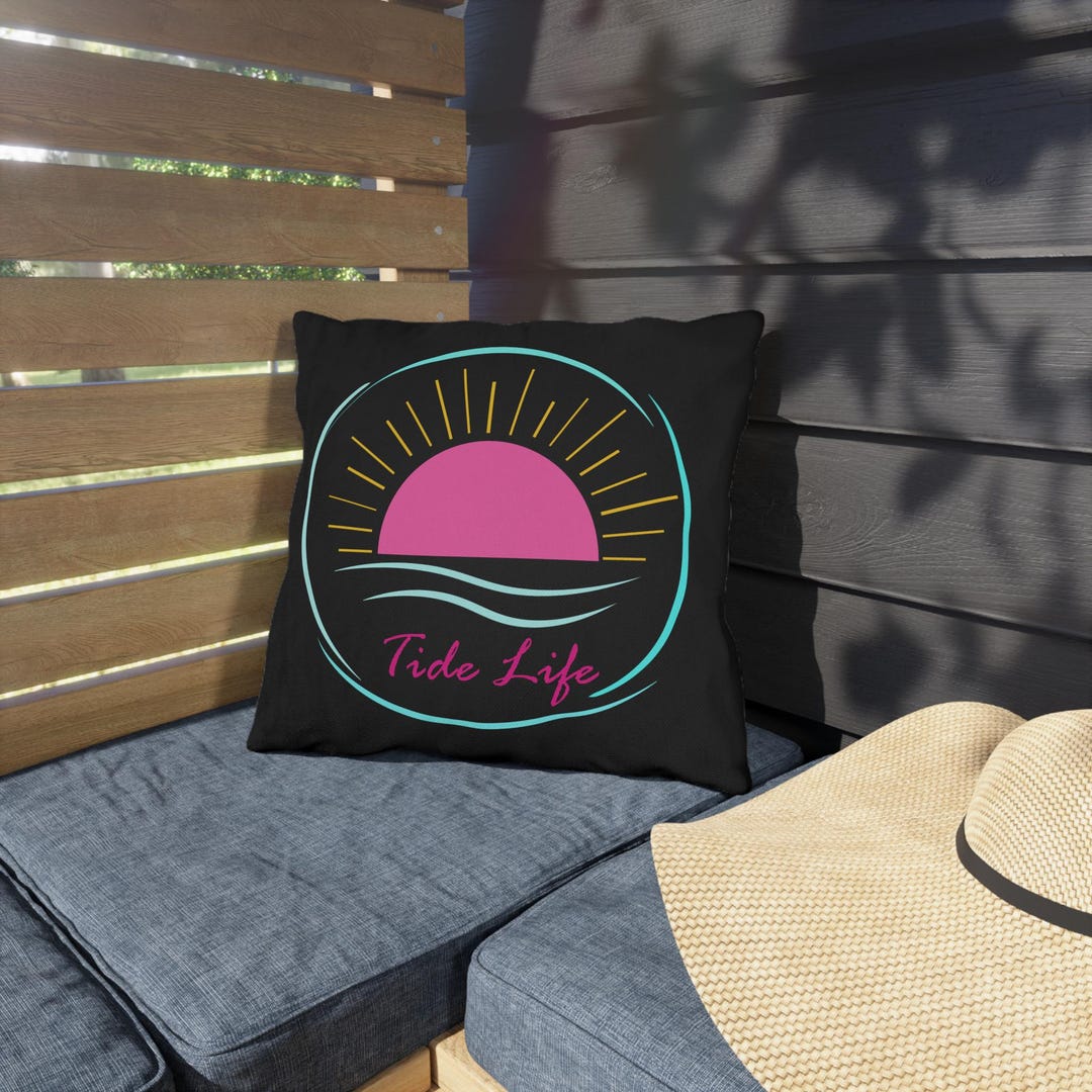 Shored up Designs Tide Life Outdoor Pillow - Etsy