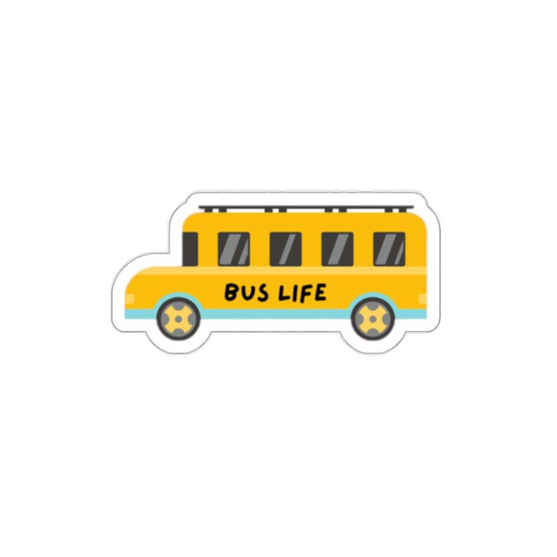 Bus Life - Die Cut Stickers - Etsy