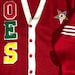 Old School Letter - OES Eastern Star Cardigan - Etsy