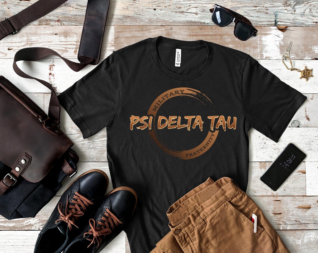 Psi Delta Tau Military Fraternity Sword Circle T-shirt - Etsy