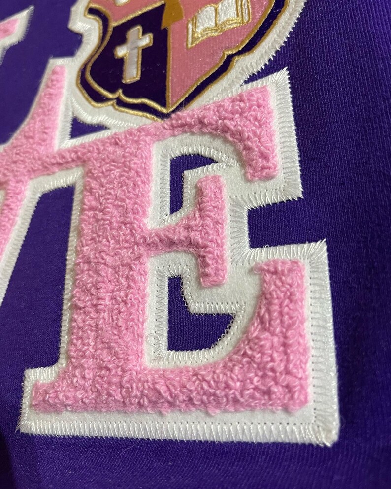 Kappa Epsilon Psi Love chenille Letter Sweatshirt - Etsy