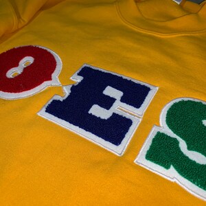 Embroidered Old School Multicolor OES Sweatshirt - Etsy