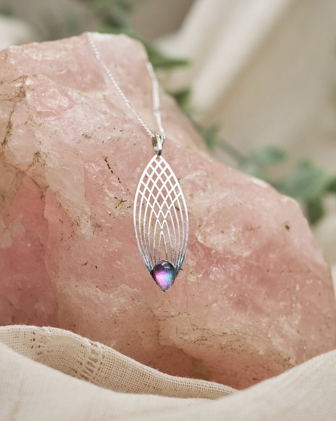 ELVEN Litmus Stones Mistic Fantasy Necklace Elven Jewelry - Etsy