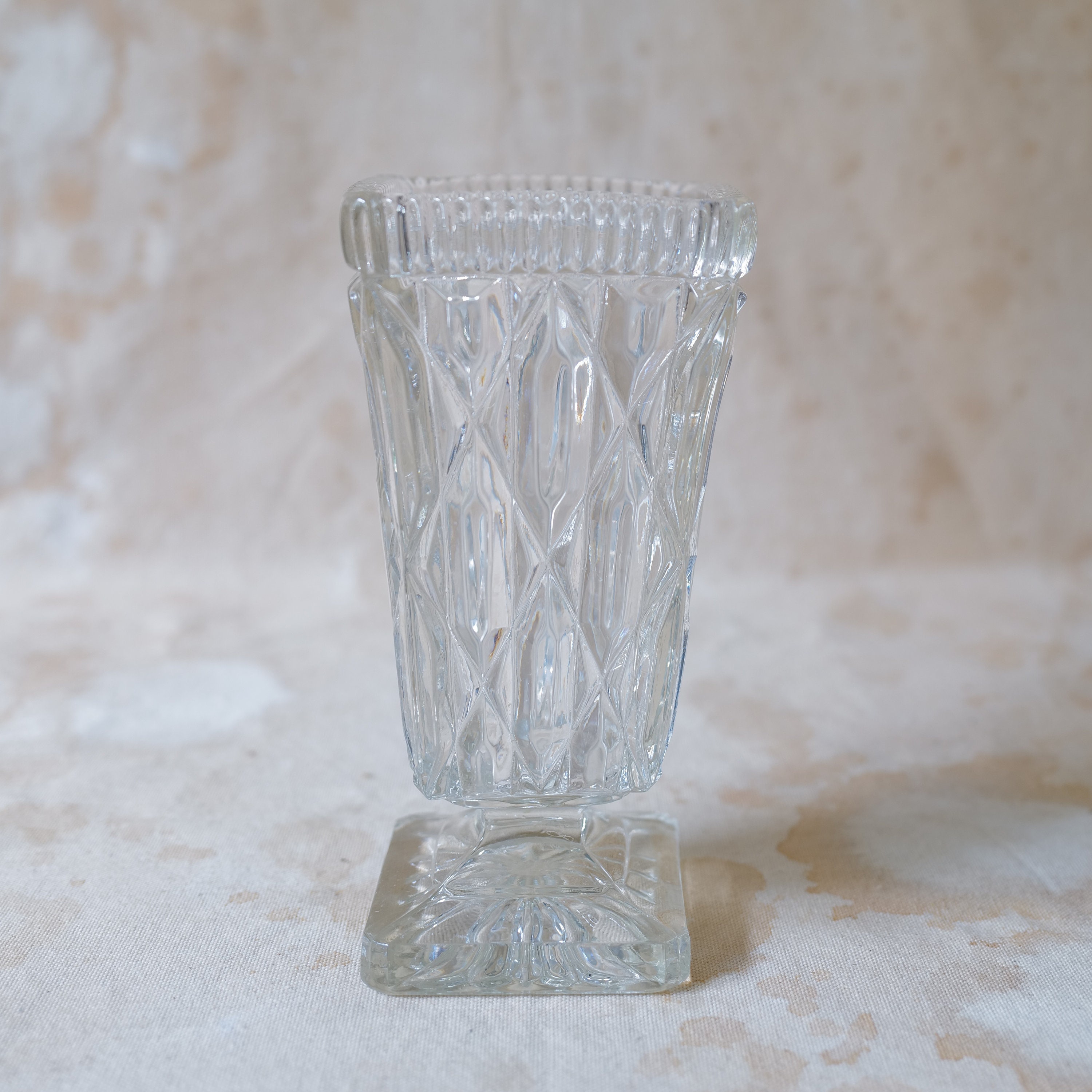 Victorian Pressed Glass Celery Vase - Etsy